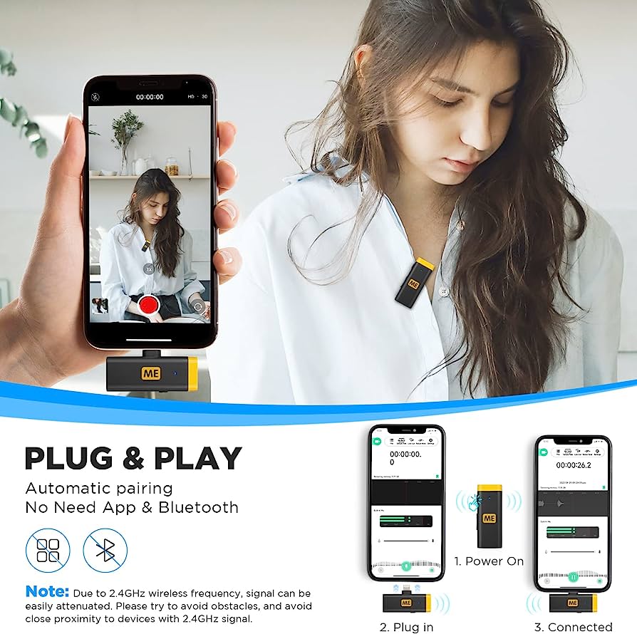 F1 Wireless Microphone — PhoneClick